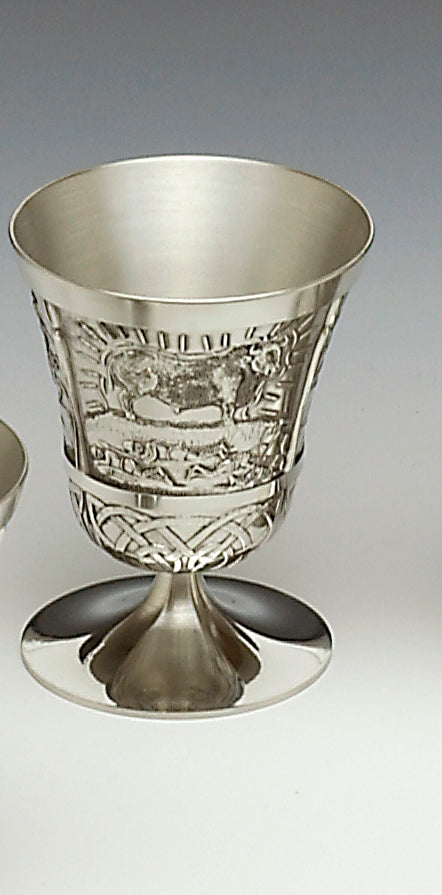 Mythical Ireland Pewter Beakers - Irish Legend Designs | Mullingar Pewter