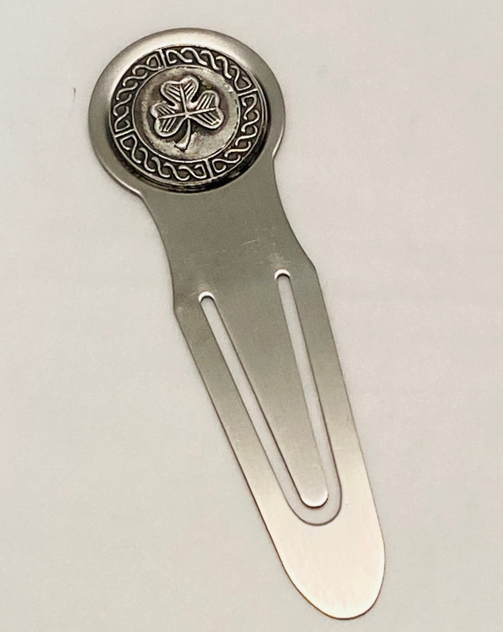 Mullingar Pewter Bookmarks in Celtic Claddagh Shamrock Mum Dad Trinity