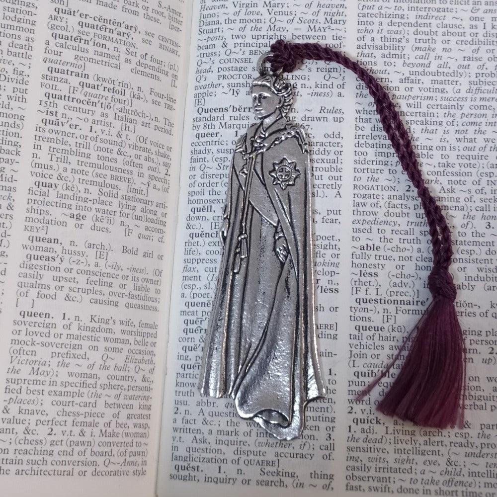 Queen Elizabeth Platinum Jubilee Pewter Bookmark - 70 Years | Mullingar ...
