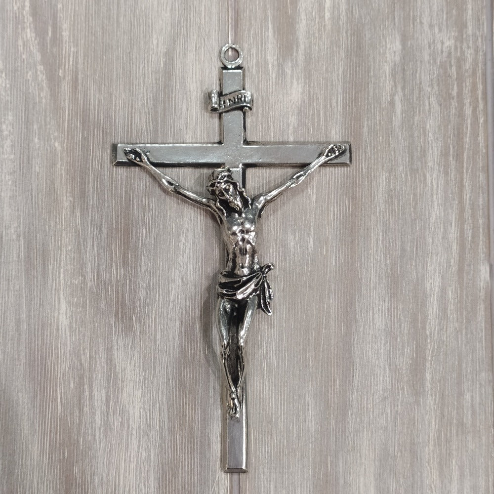 Mullingar Pewter Crucifix of Christ on the Cross